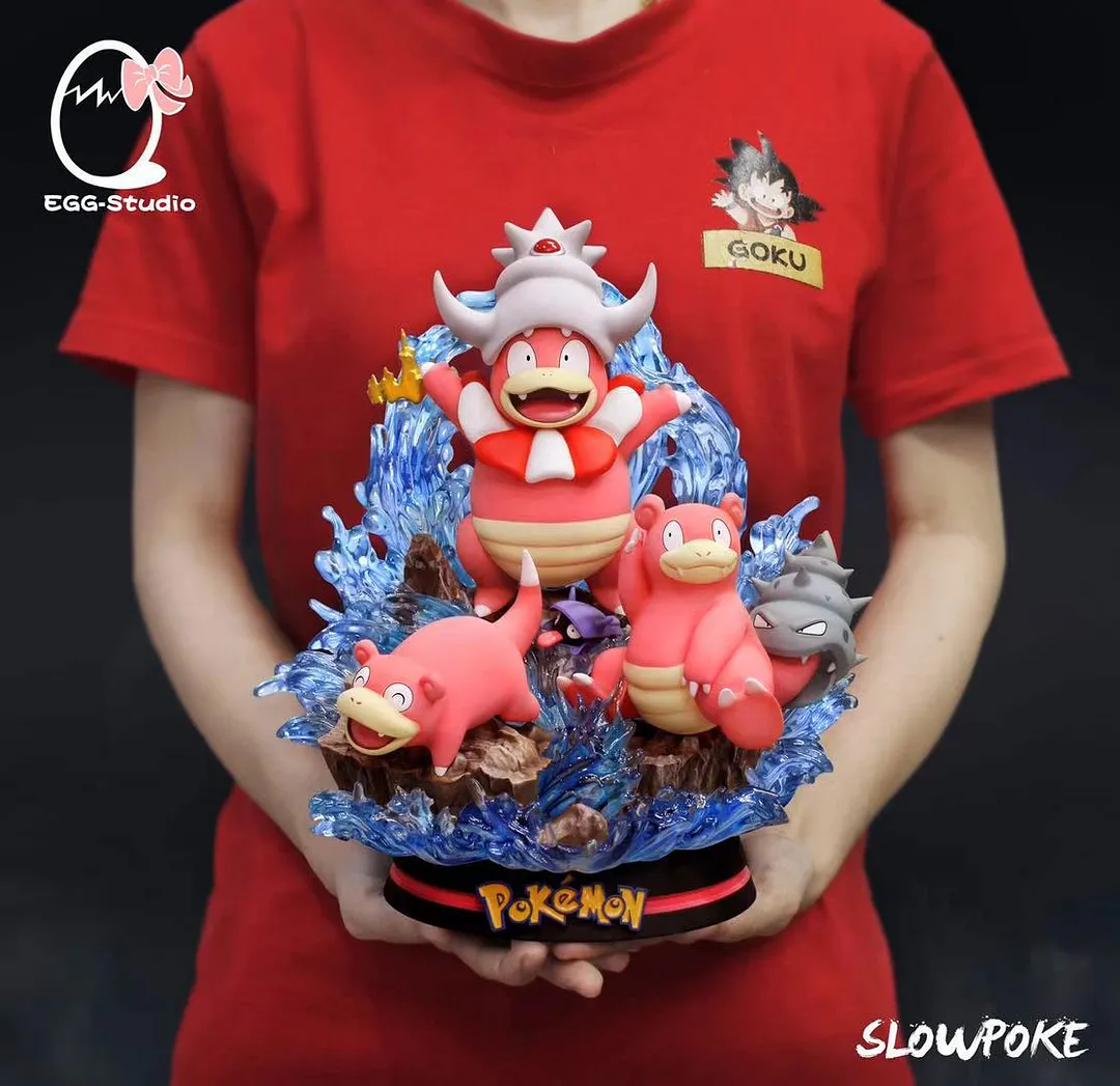 Evolution of Slowpoke - Pokemon Resin Statue - EGGS Studios [In Stock]