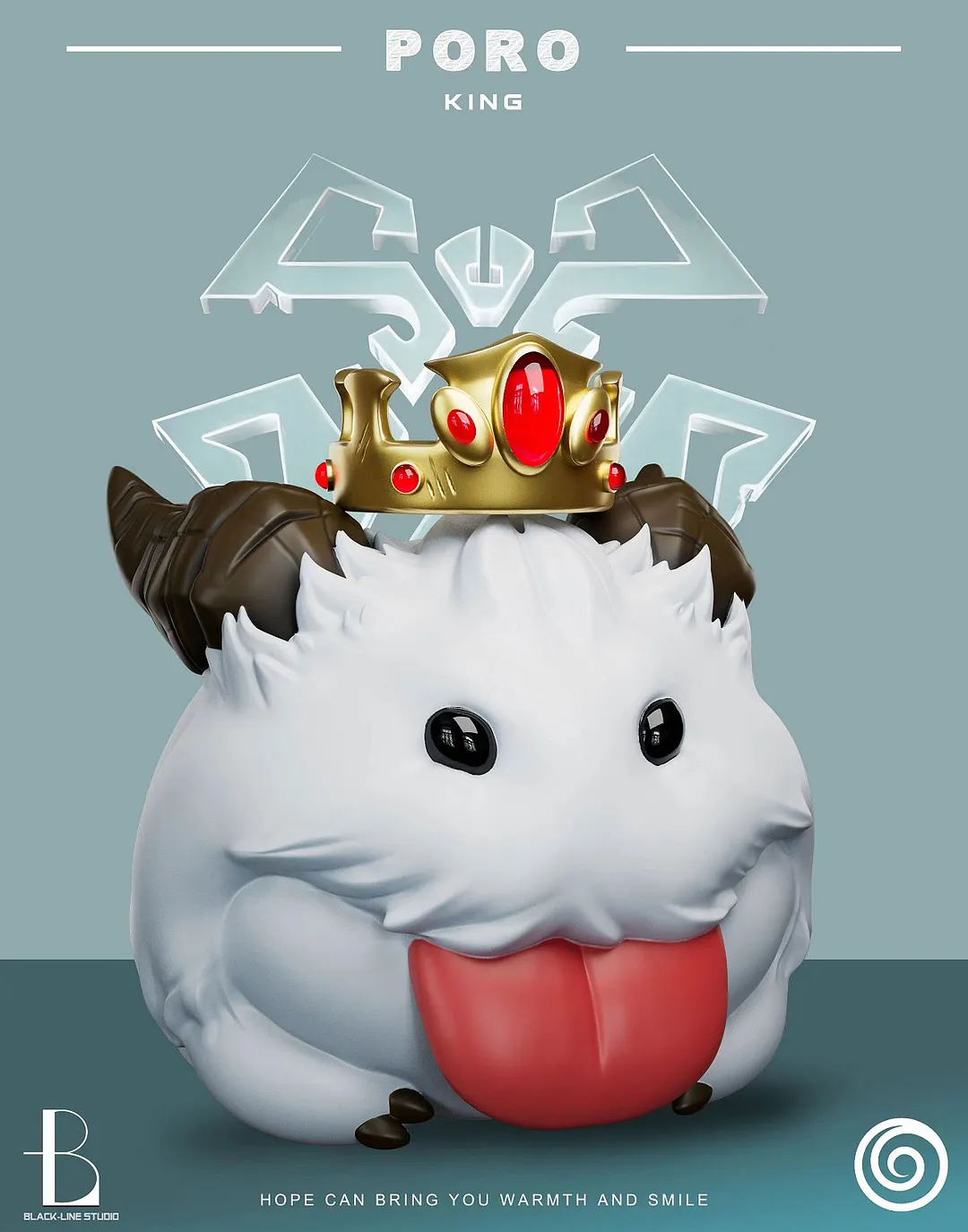 1/1 & 1/2 Scale Poro King - League of Legends (LOL) Resin Statue ...