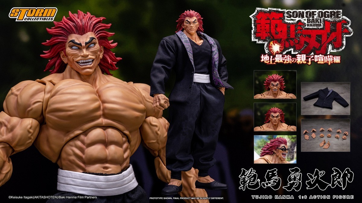 Storm Toys KIBK08 1/6 BAKI HANMA Yujiro Hanma Collectible Action Figure ...