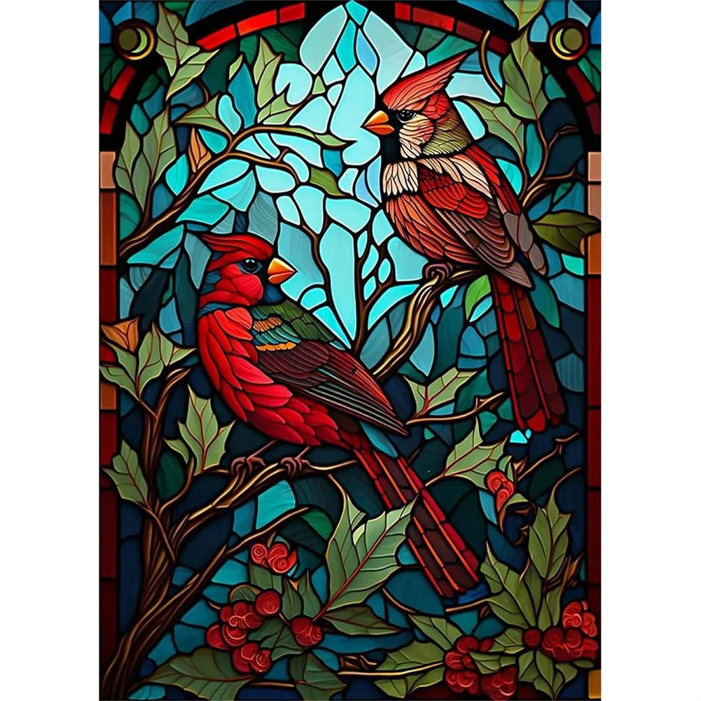 Robin (velvet cloth) AB drill full round/square diamond painting