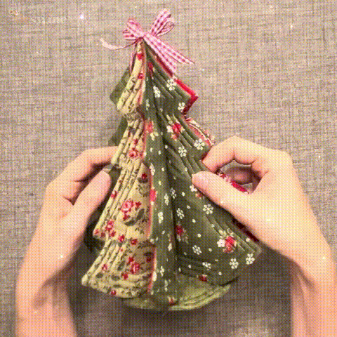 DIY Fabric Christmas Tree Sewing Template & Included Tutorial