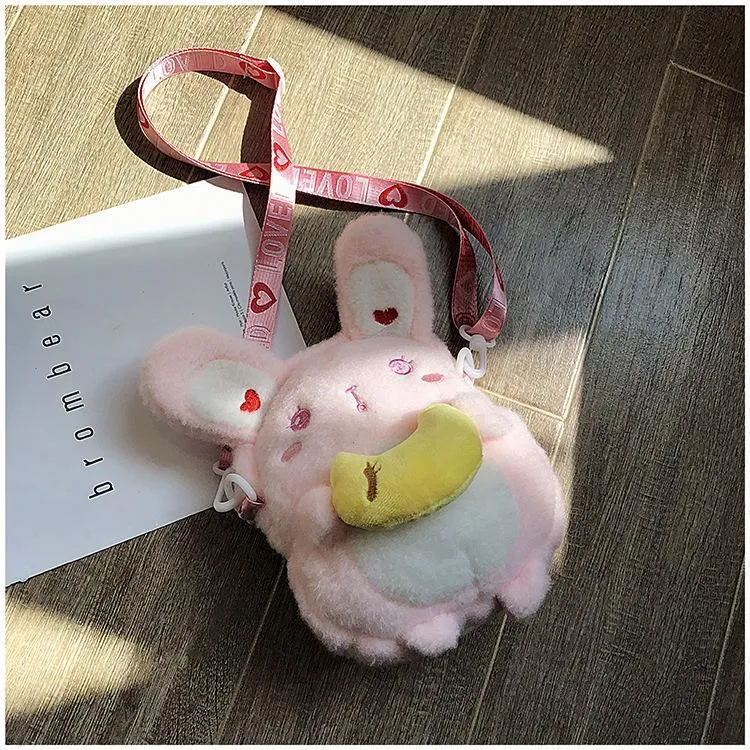 CARTOON RABBIT PLUSH BAG