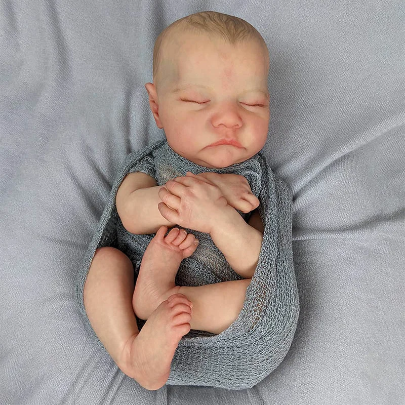 That Look Like Real Baby Doll 12'' Real Touch Braxton Reborn Silicone ...