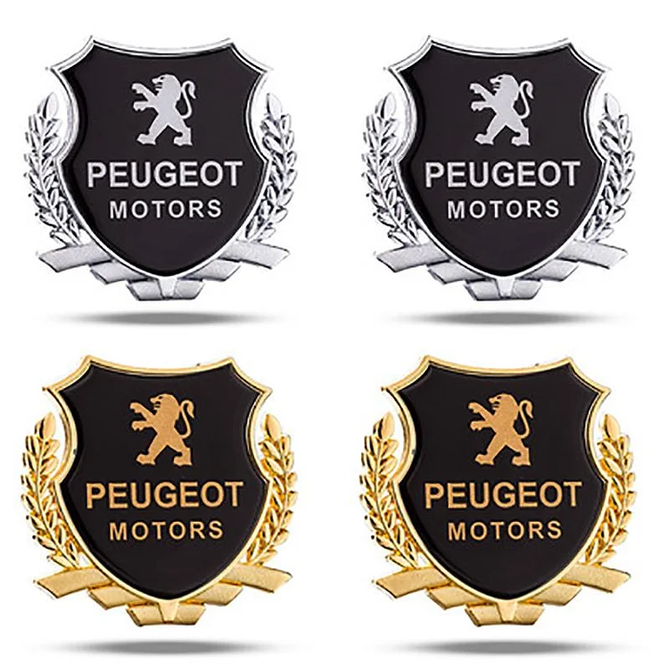 3D Car Metal Body Sticker 2PCS