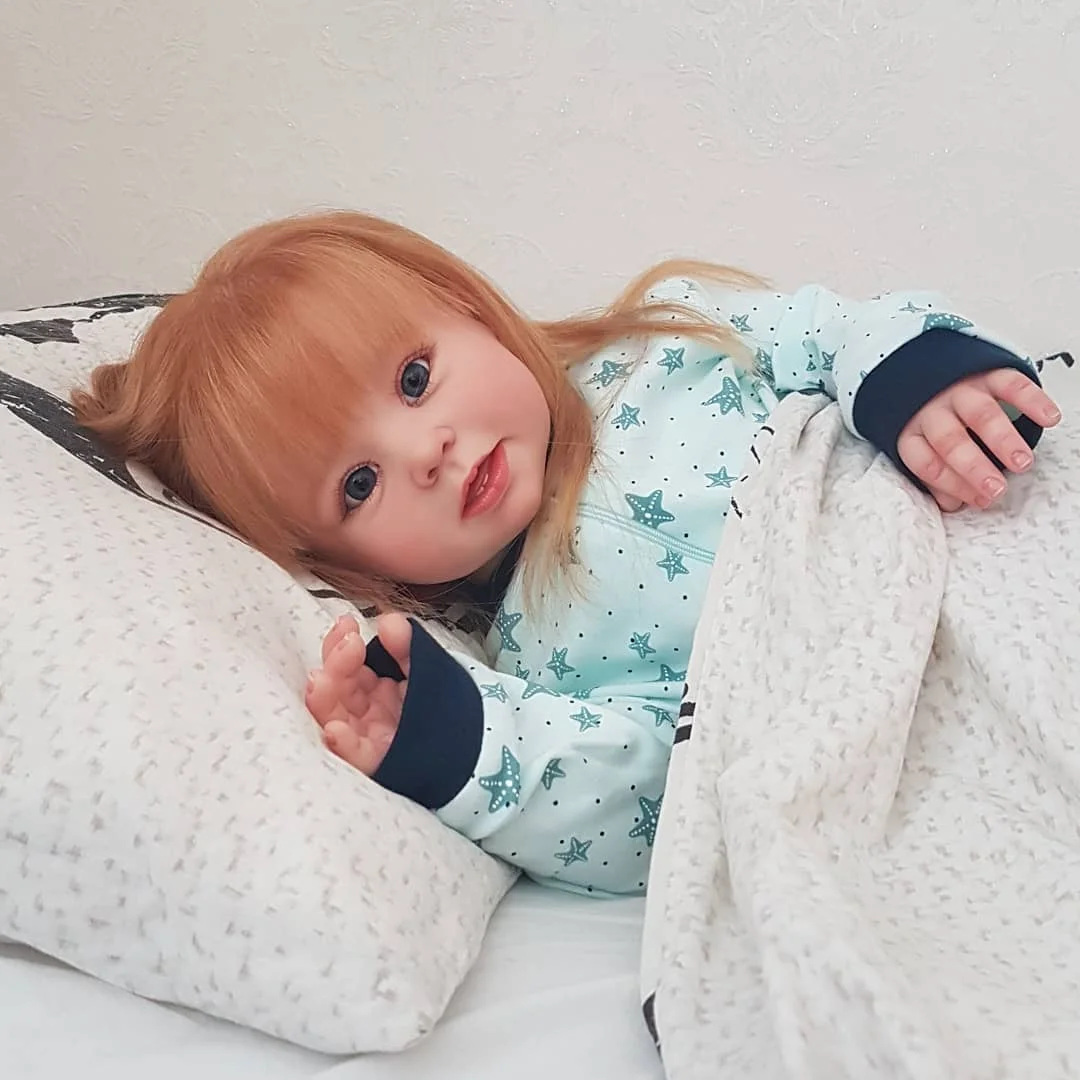 [Heartbeat & Sound]20'' Lifelike Awake Crystal Realistic Vinyl Reborn ...