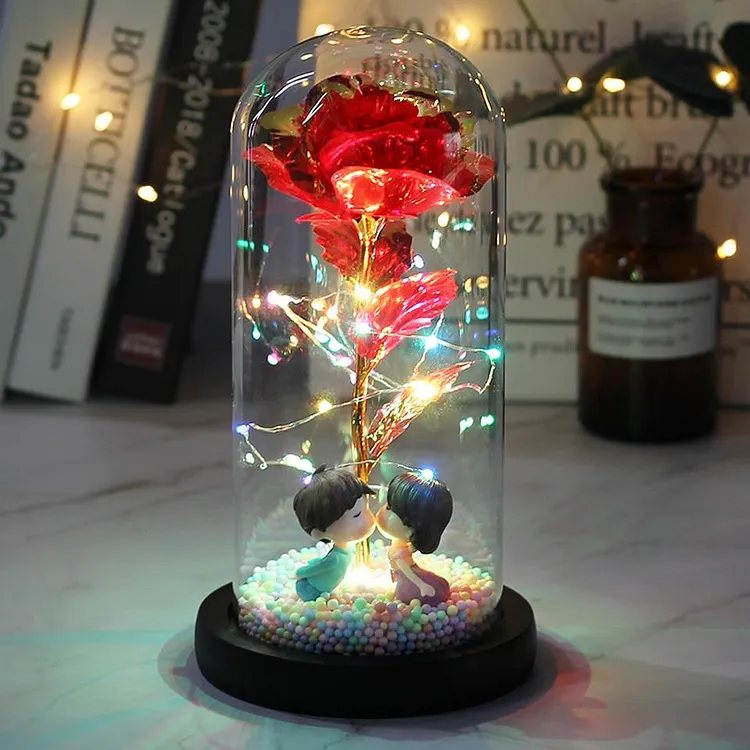 Enchanted Sparkly Rose Night Light - Appledas
