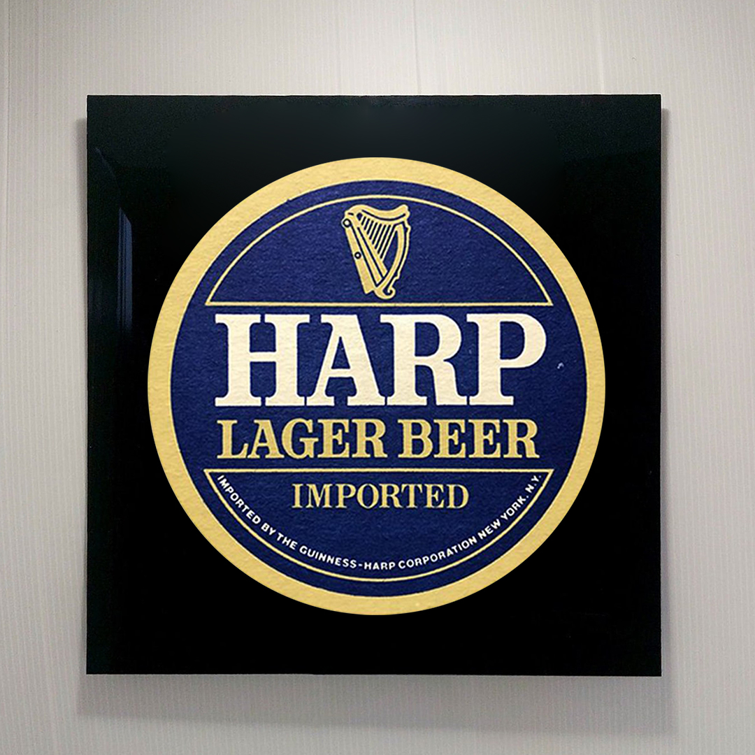 Harp Lager -Acrylic Wall Art -30*30cm