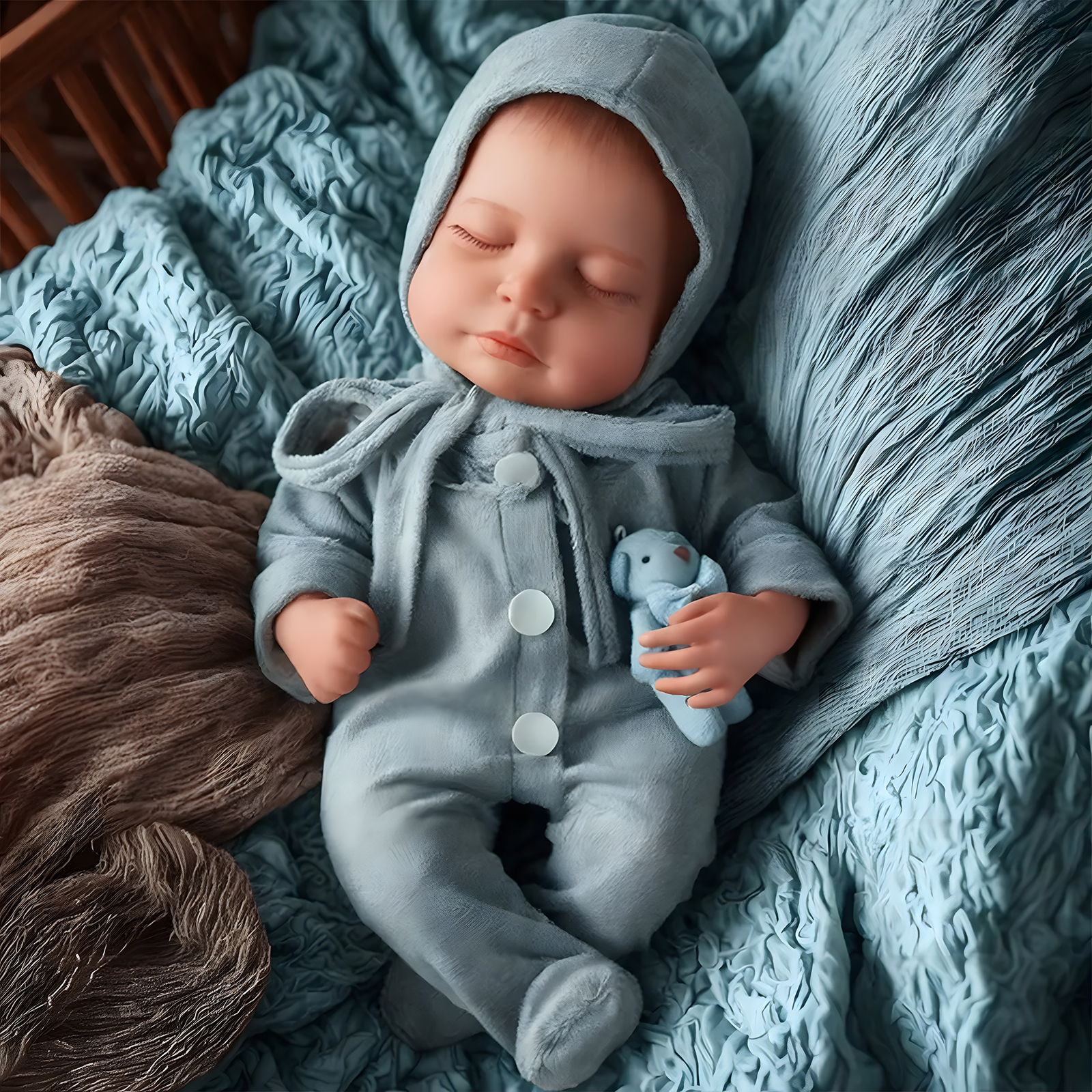 Real Lifelike Asleep Super Realistic Babies 20'' Reborn Cutest Infant ...