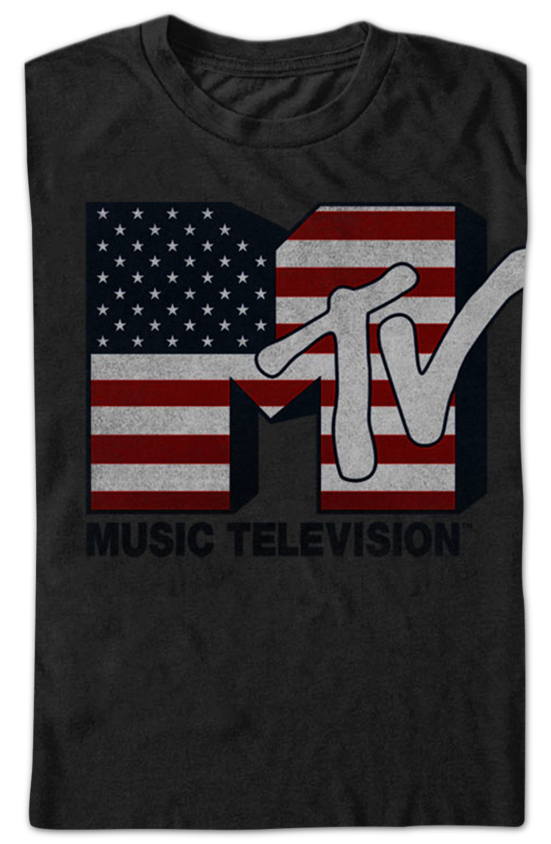 US Flag MTV T-Shirt