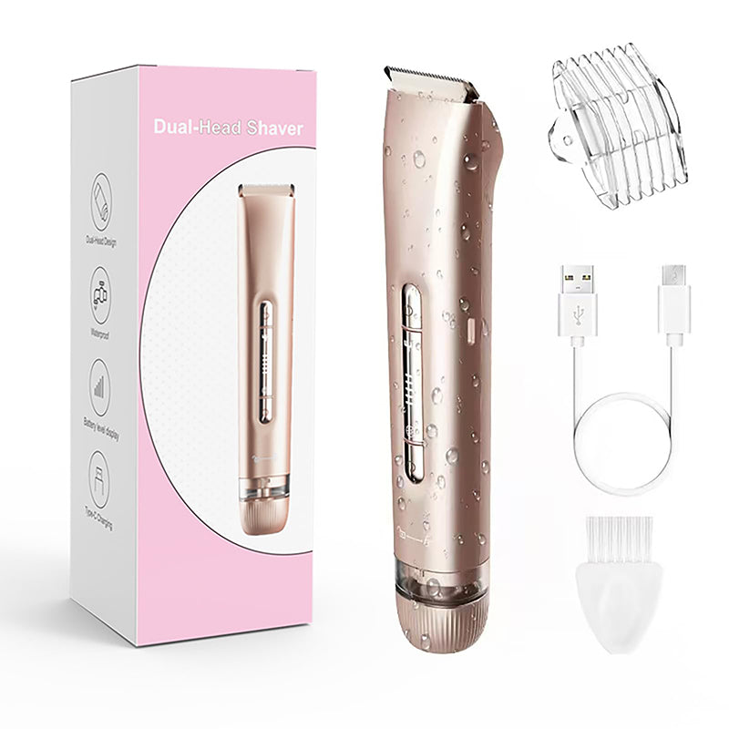 Saker 2-in-1 Waterproof Bikini Trimmer