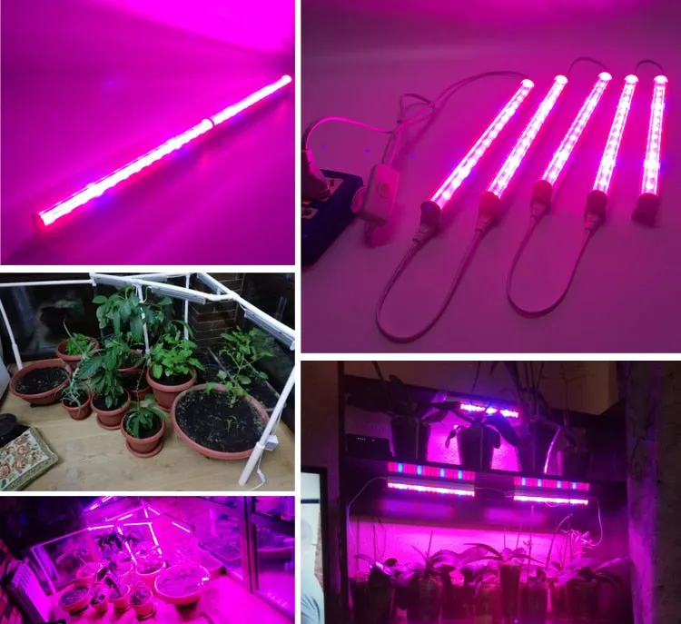 LED growing lamp for plants and aquarium SMD5730 660nm 455nm spectrums ...