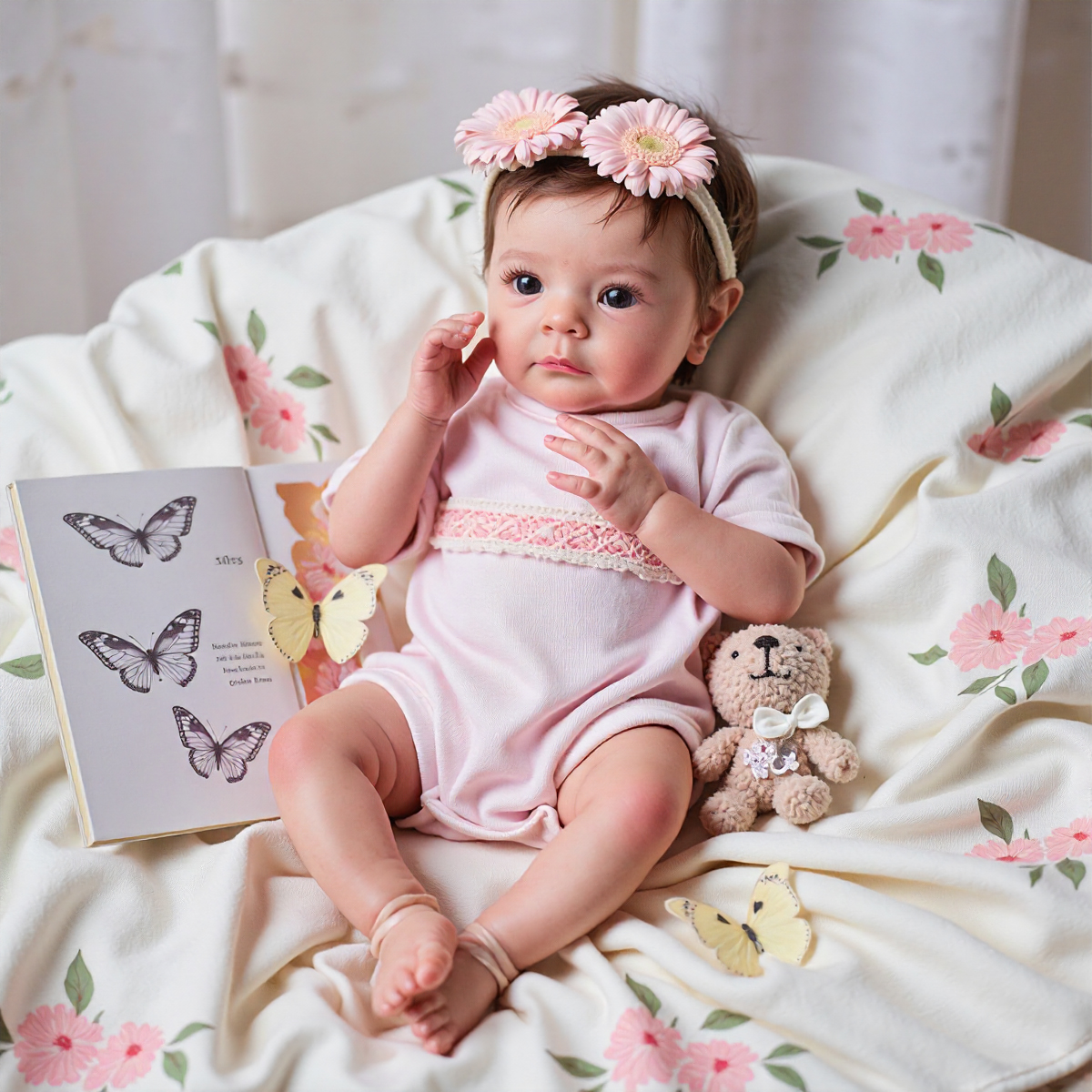 12"&16" Adorable Baby Boy or Girl Doll Nemia and Hebera Full Body ...