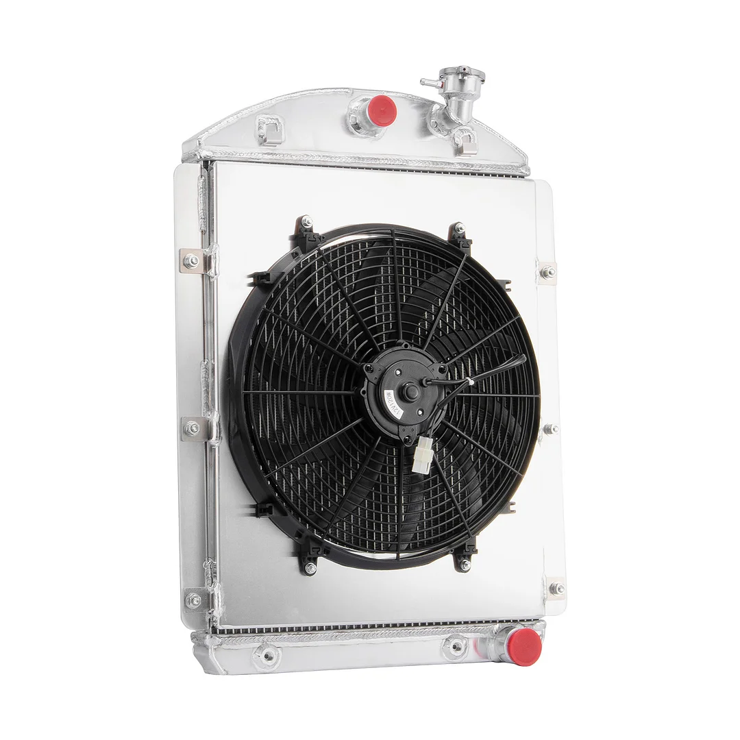Alloyworks 4 Row Radiator with Fan Shroud For 1941-1946 Chevy Truck ...