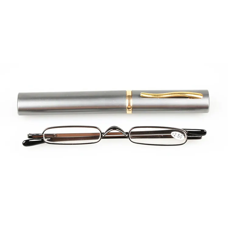 Portable Mini Pen Tube Reading Glasses Men Women Clear Presbyopic ...