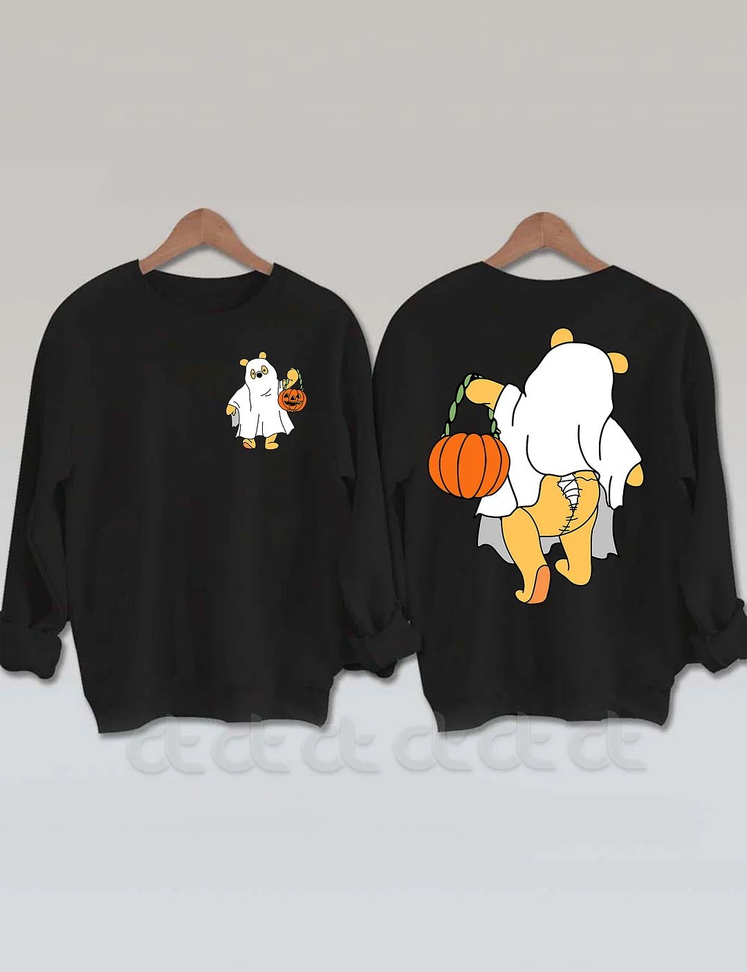 Winnie The Pooh Ghost Halloween Sweatshirt
