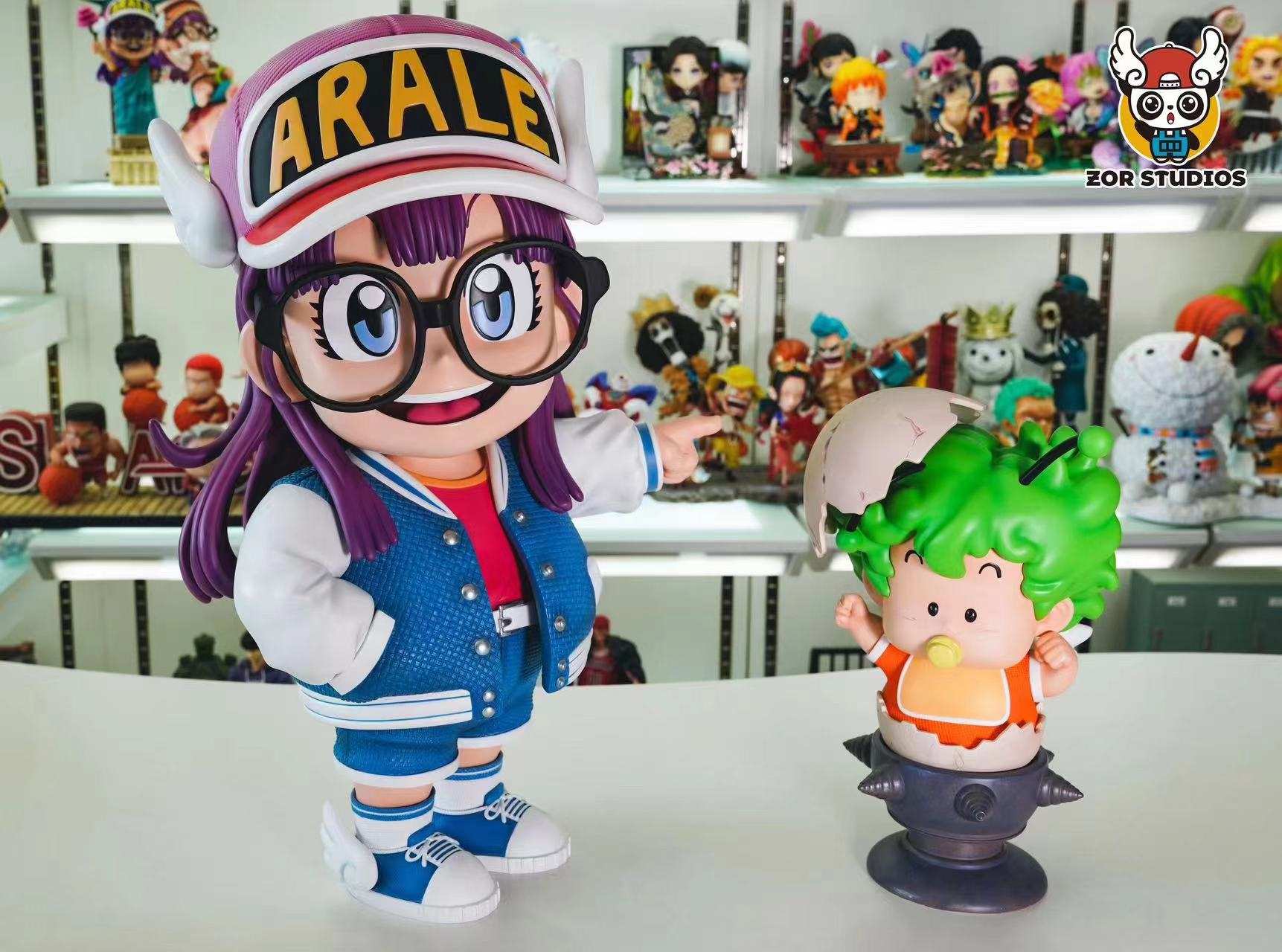 1/2 Scale Baseball Uniform Arare/ Arale & Gatchan - Dr. Slump Resin ...