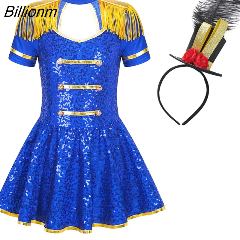 Billionm Girls Circus Cosplay Costume Honor Guard Carnival Halloween ...