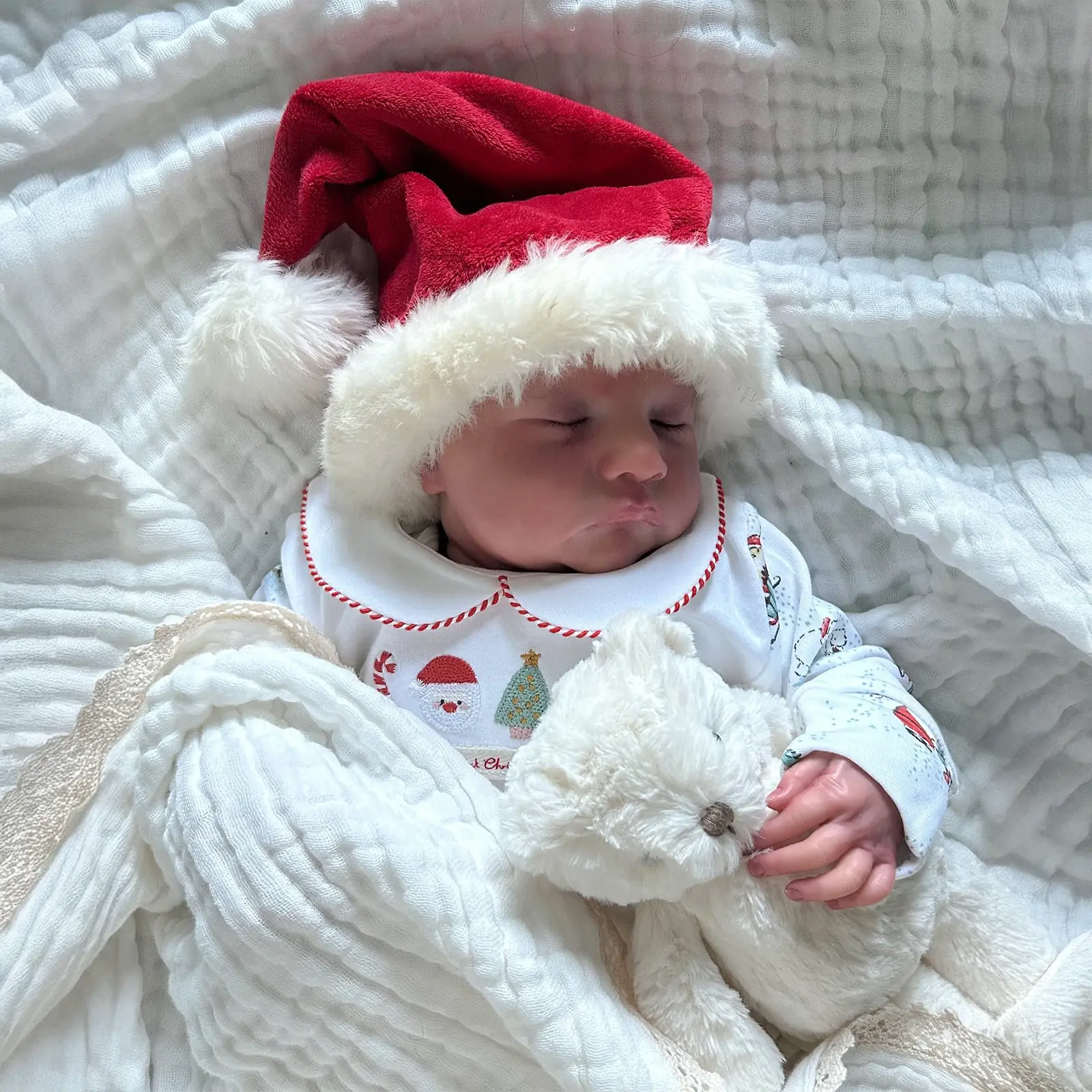 20" Sleeping Reborn Girl Cute Truly Handmade Reborn Doll Lavia