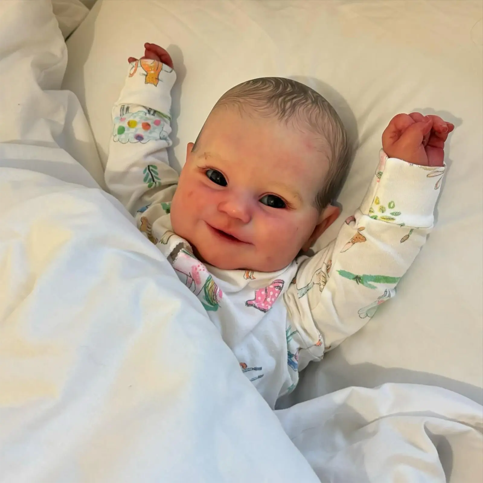 20'' Realistic and Lifelike Reborn Baby Girl Daraise with Heartbeat & Coos