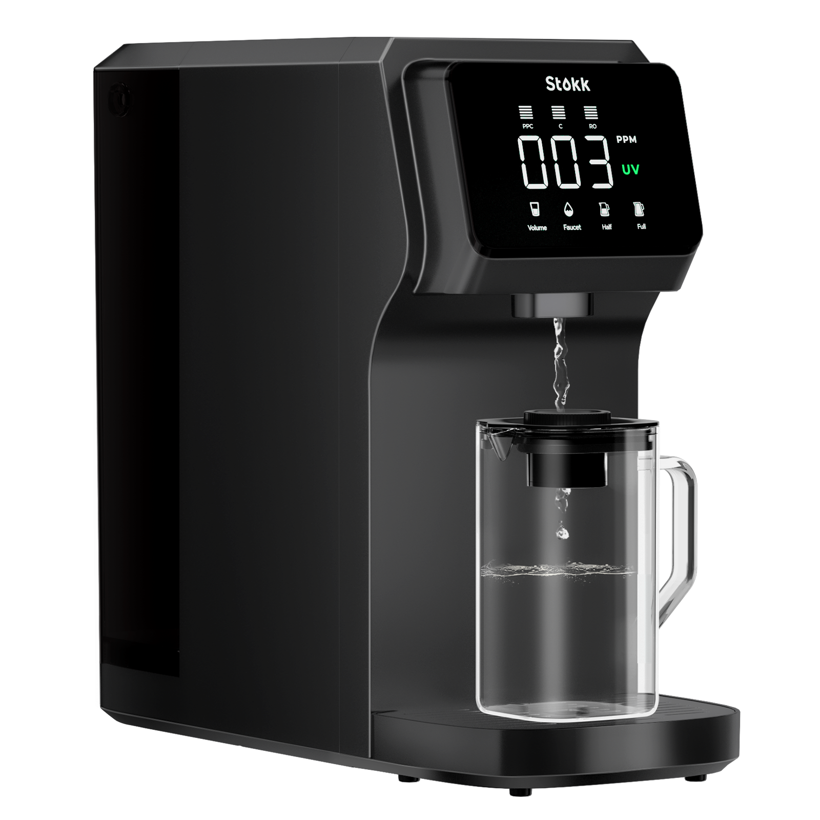 Stokk T1 UV Countertop Reverse Osmosis Water Filter, Carafe Alkaline ...