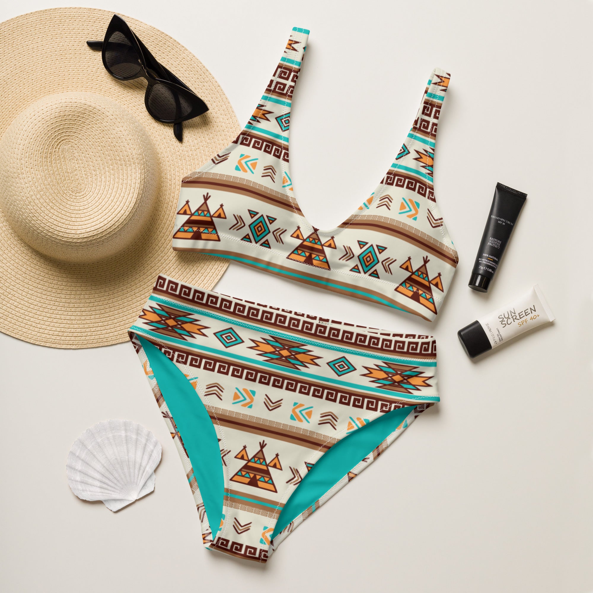Turquoise Teepee Bikini