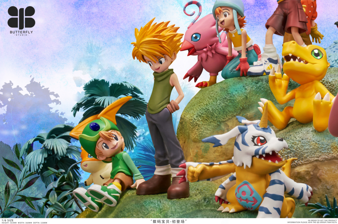 【Pre order】Butterfly Studio MH scale Digimon Family