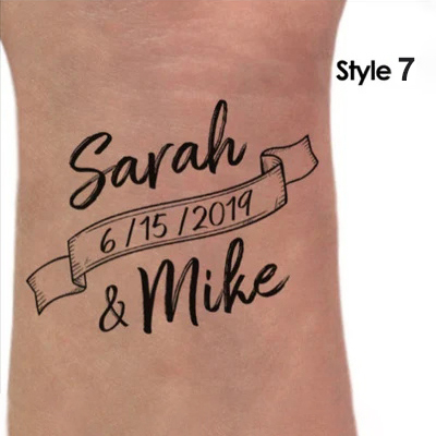 Personalized Party Tattoos