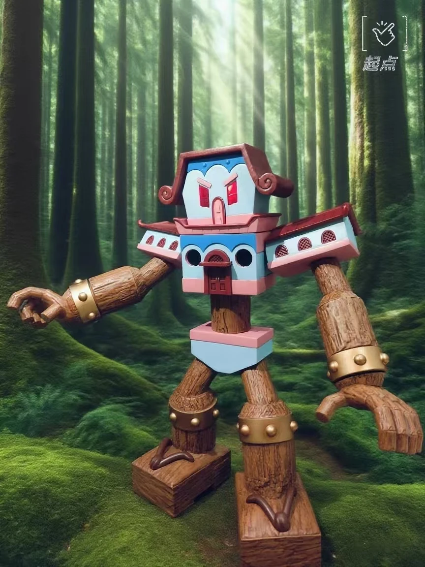 Housemon with LED - Digimon Resin Statue - QiDian Studio