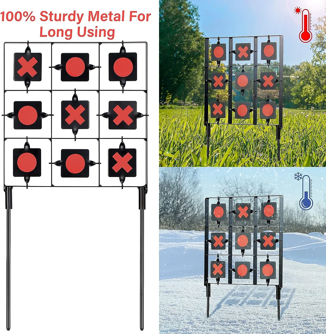 GearOZ Spinning Airsoft Target, 18"x9", Pellet Gun Targets, Air Rifle ...