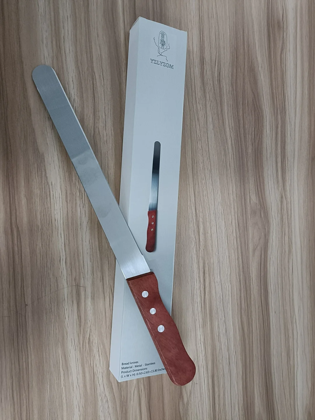 YZLYZGM Bread Knives Ergonomic Non-Slip Design - For Bread, Cakes ...