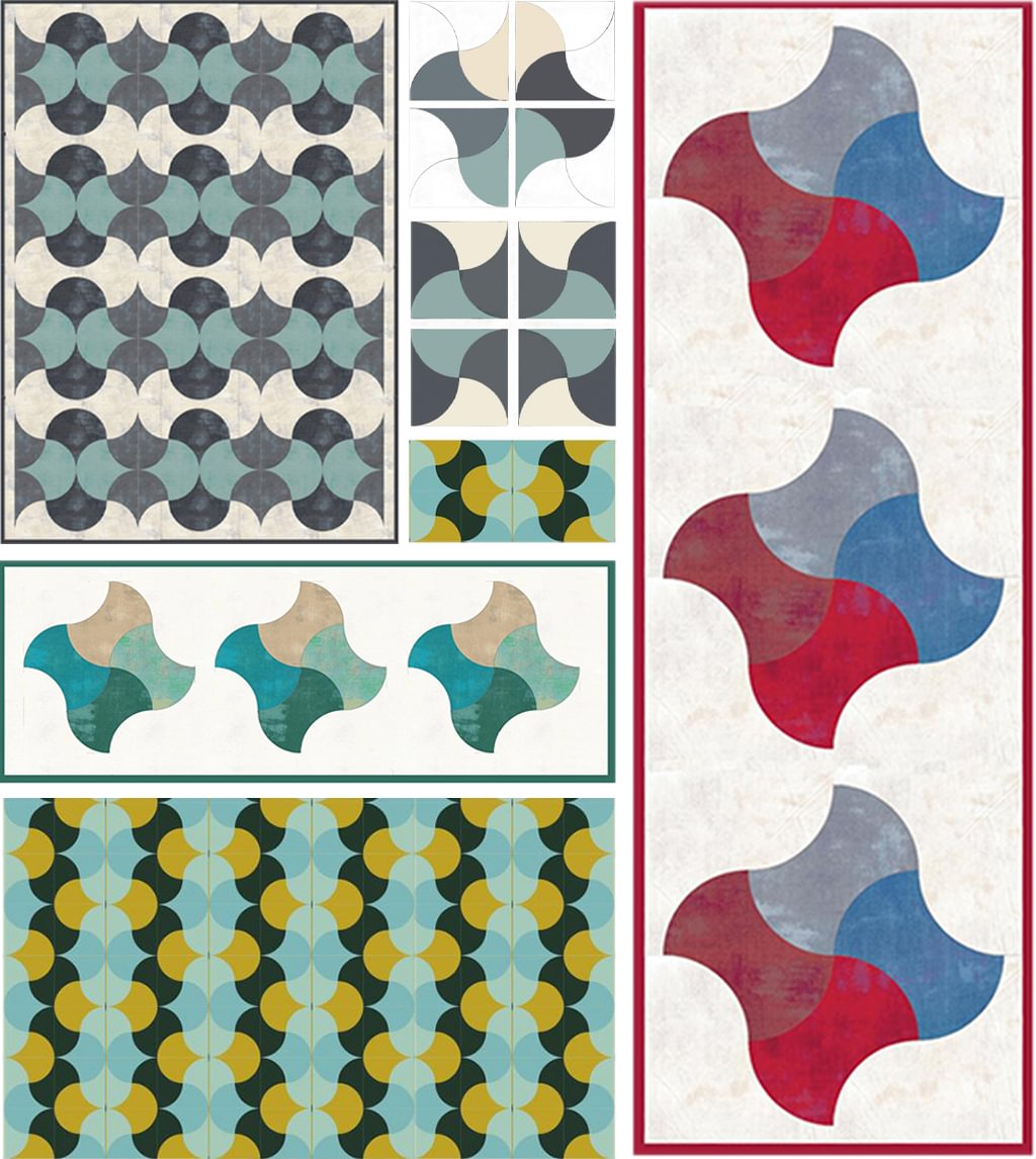 Acrylic Clamshell Fabric Patchwork Template