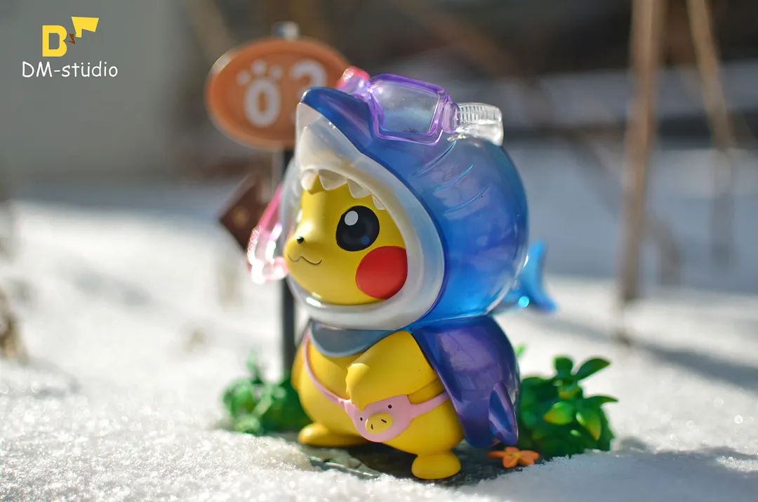 Shark Cosplay Pikachu - Pokemon Resin Statue - DM Studios