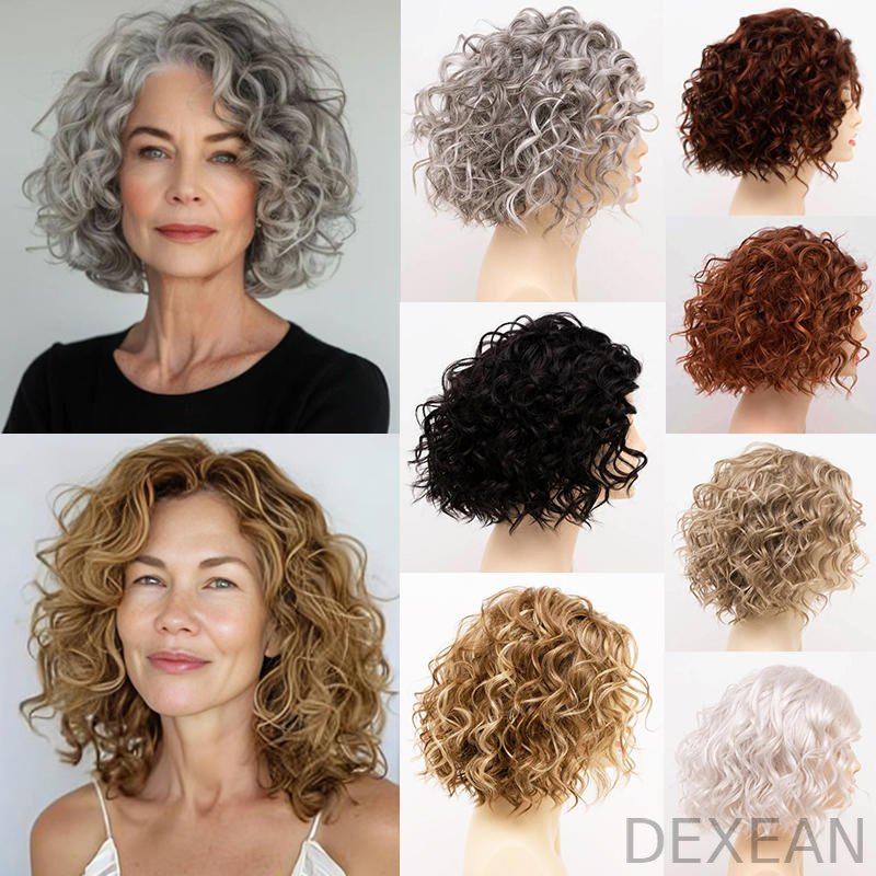 Short curly hair topper 2C