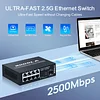 SODOLA 8-Port Unmanaged 2.5G Switch with 10G SFP+