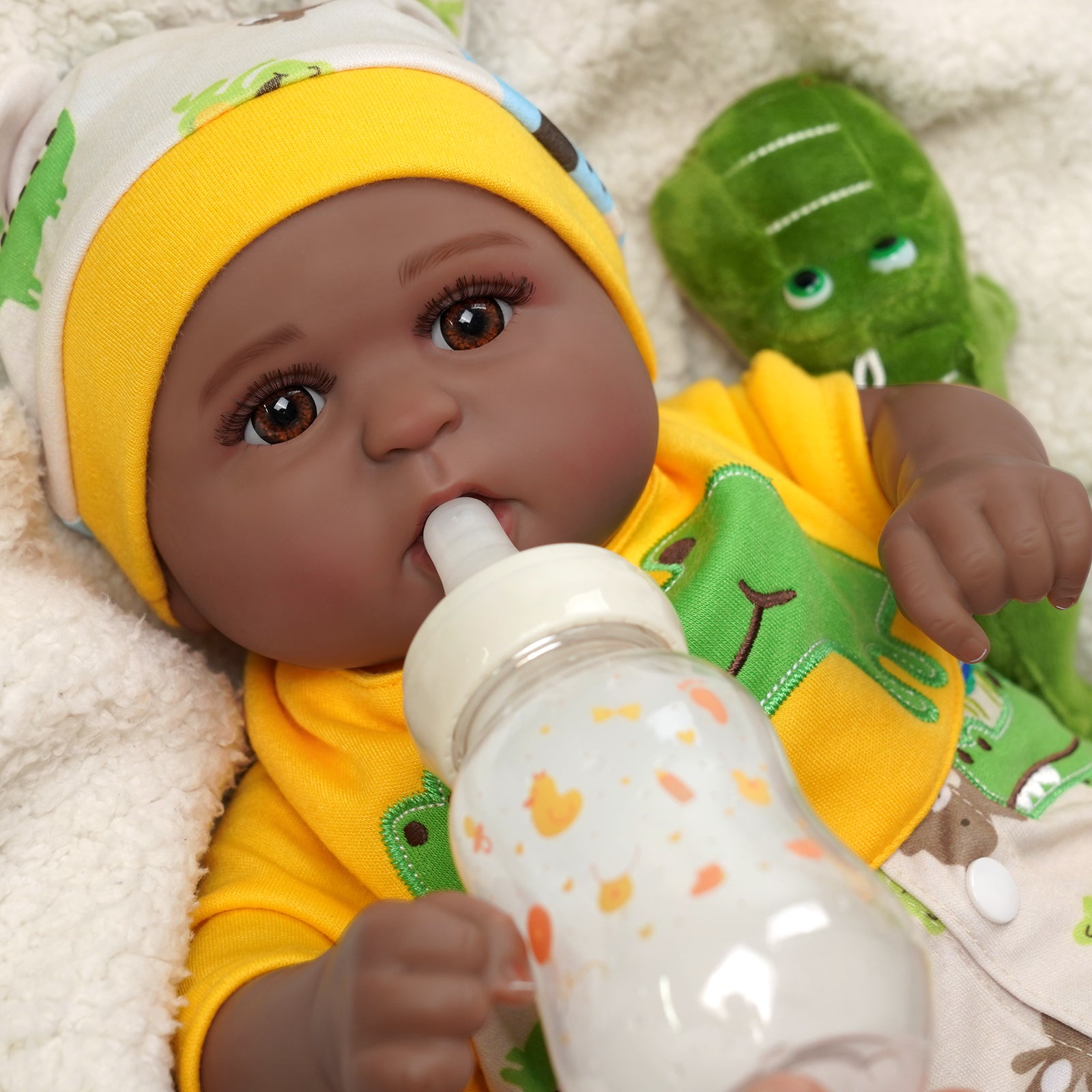 [90Days Lowest Price] Babeside Quiet Reborn Baby Kimi 20'' African ...