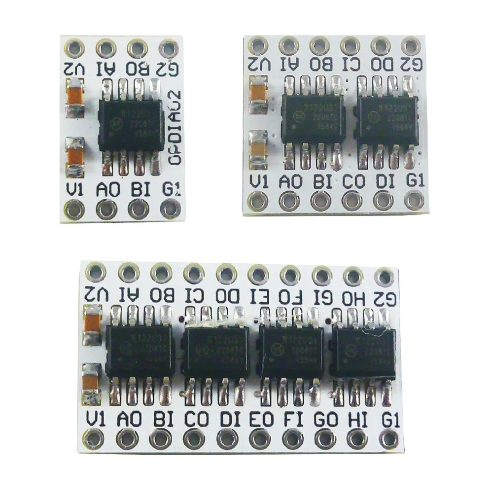 OPDICO8 DC 3.3V 5V 2/4/8Ch 3000Vrms 150Kbps Digital Isolators TTL LvTTL ...