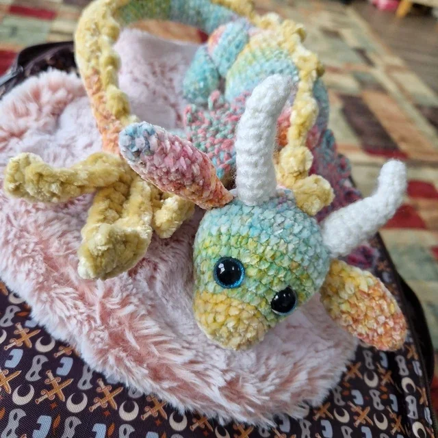 DIY Crochet Cute Dragon Pattern