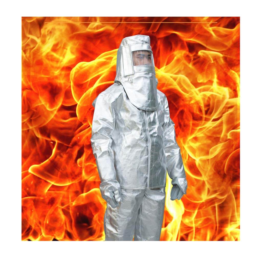 500-600 degree Fireproof flameproof Composite Aluminium Foil ...