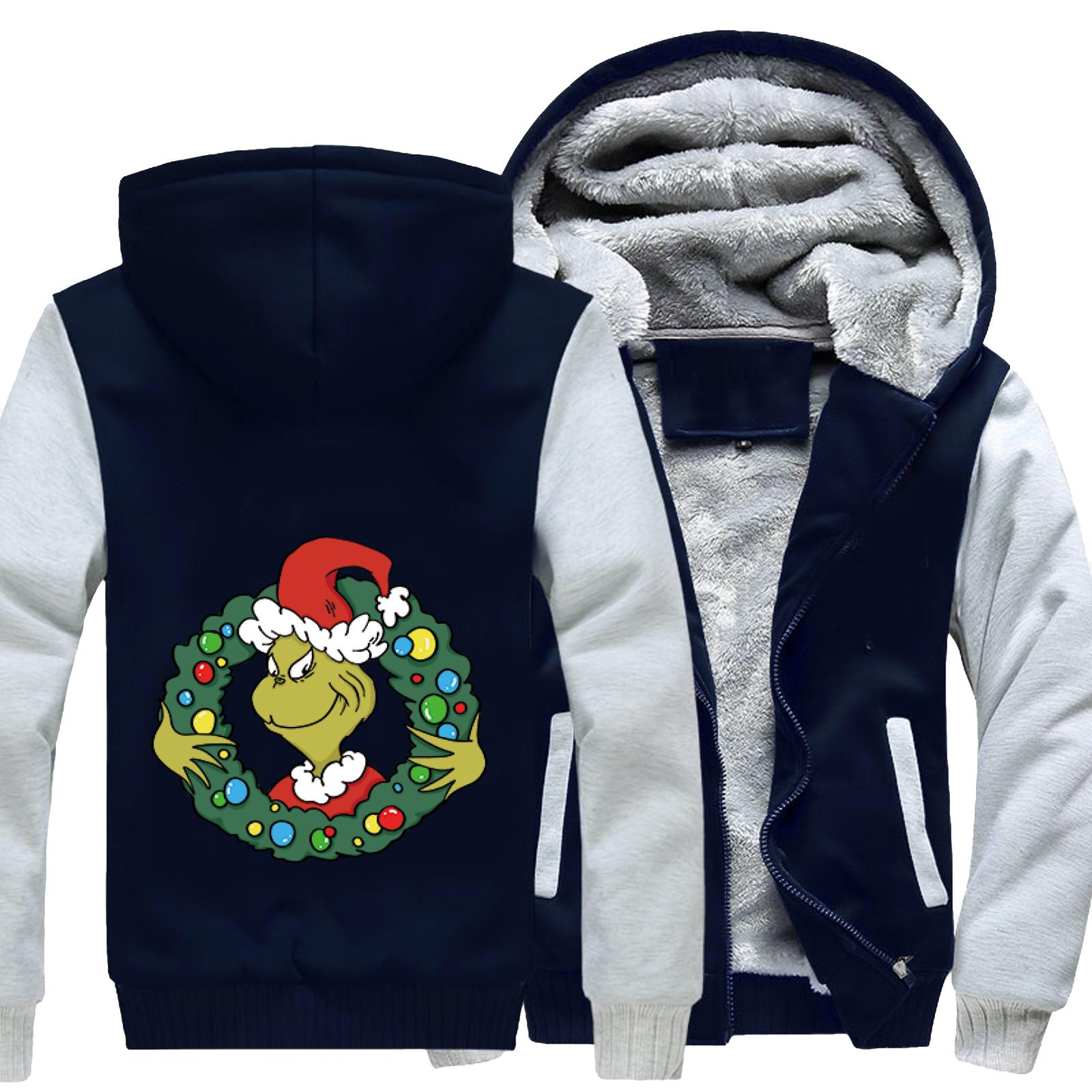 Merry Christmas Grinch, Grinch Fleece Jacket