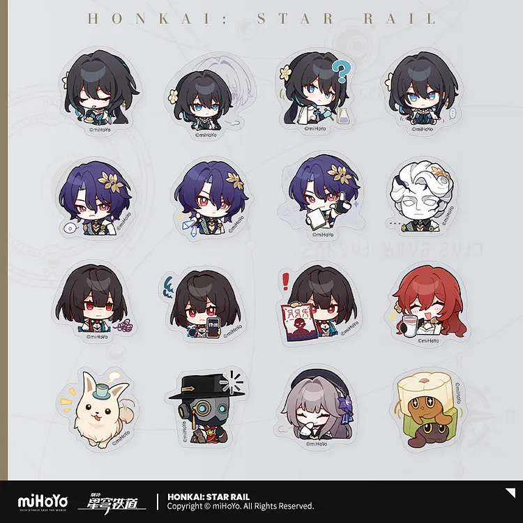 Honkai Star Rail Stickers[Original Honkai Official Merchandise]