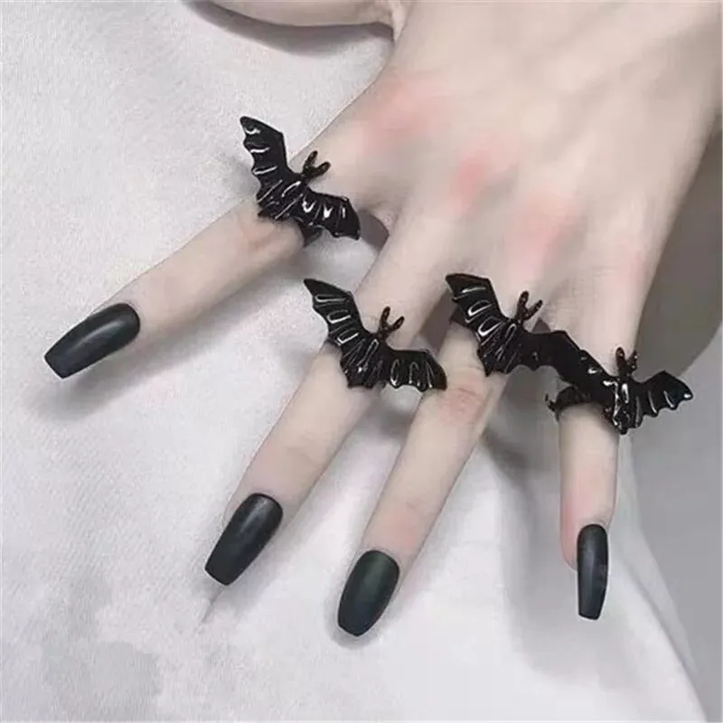 GOTHIC BAT OPEN RING (1 PCS)