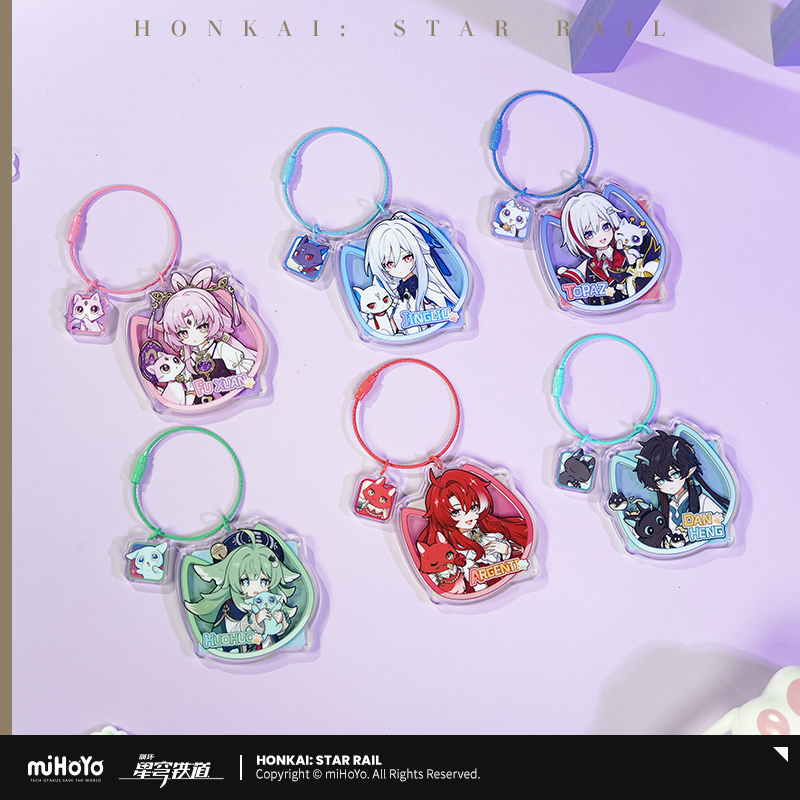 Honkai Star Rail Little Kitty Acrylic Keychain [Original Honkai Star ...