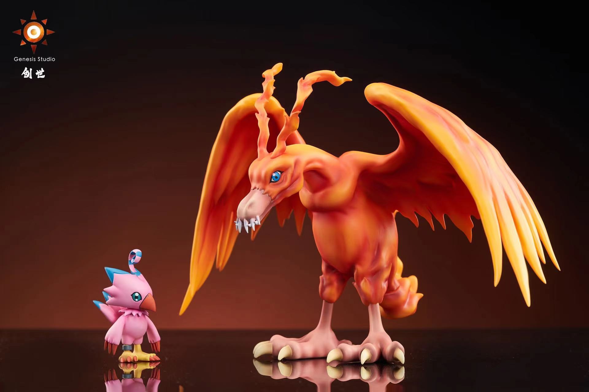 Birdramon & Biyomon - Digimon Resin Statue - Genesis-Studio [In Stock]