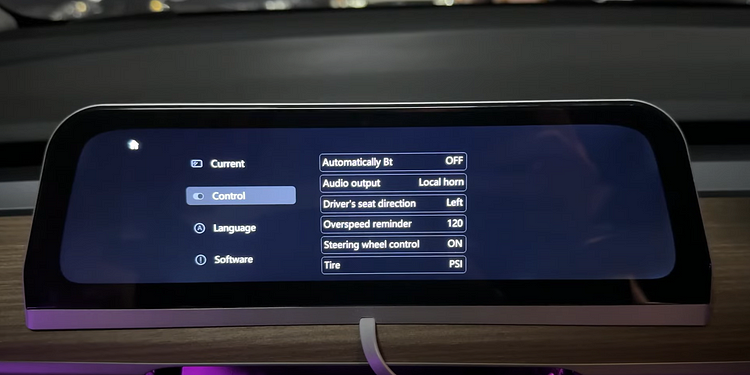 Teslasy Model 3 Y 9 6 Inch Carplay Instrument Cluster Head Up Display