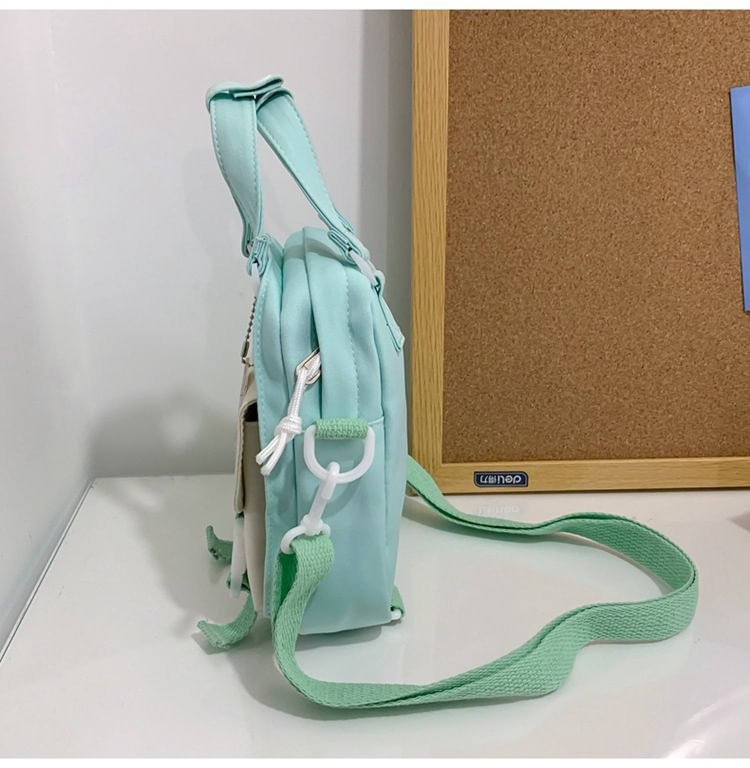 SIMPLE CONTRAST COLOR MINI BACKPACK