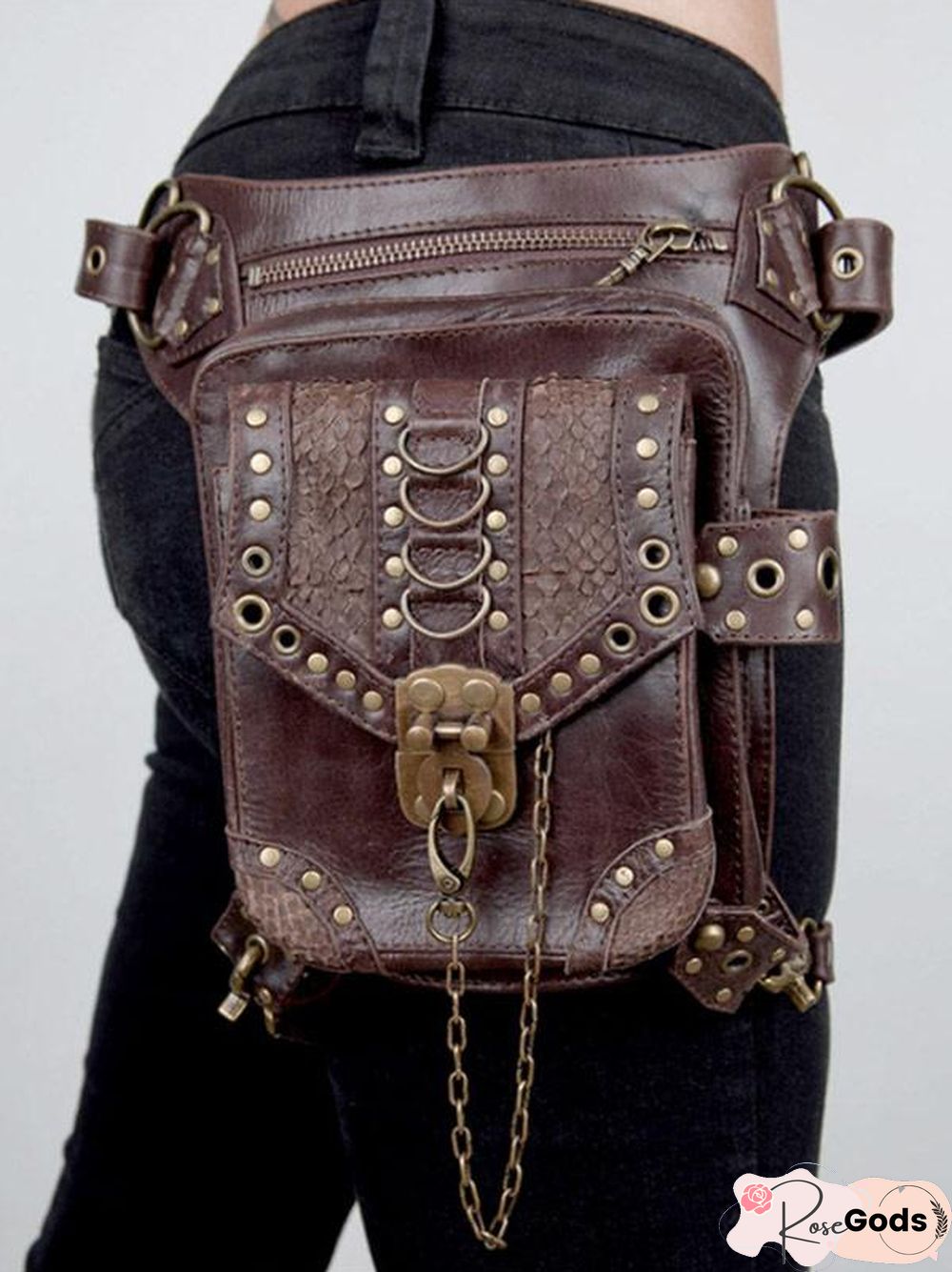 Retro Punk Crossbody Bag