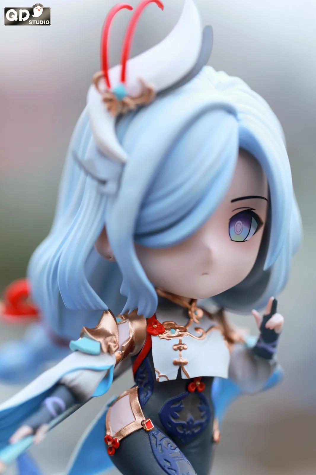 Chibi Ver. Shenhe - Genshin Impact Resin Statue - QD-Studio