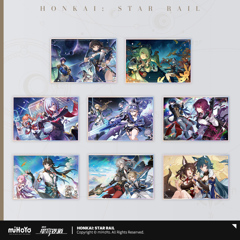 HSR Posters [Original Honkai Official Merchandise]