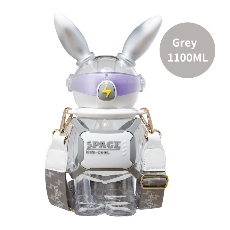 Free Shipping Cool Lightning Rabbit Straw Bottle