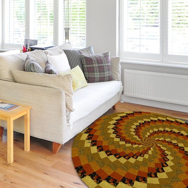 【2022】Spicy Spiral Table Runner Quilting Template Ruler